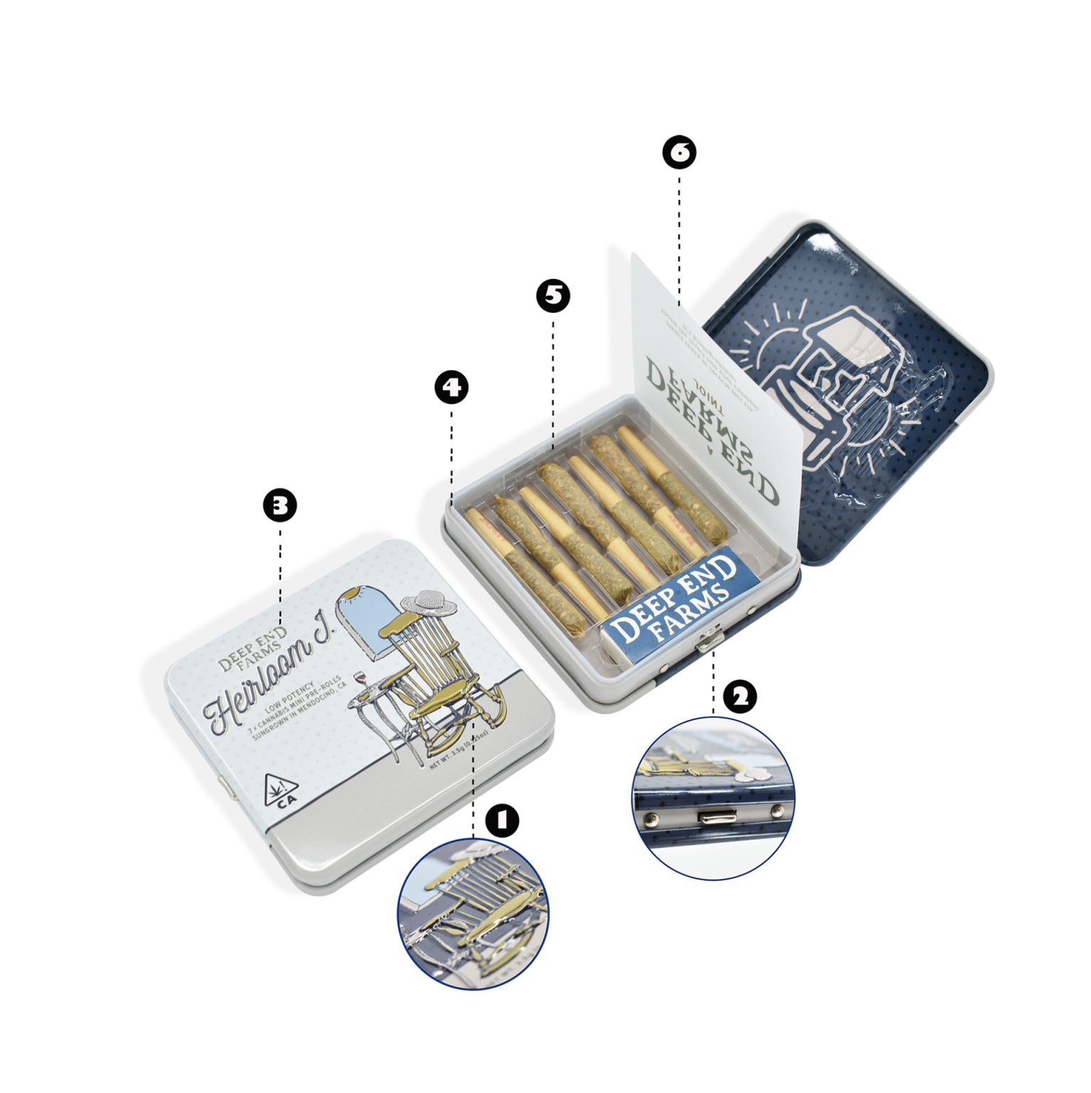 Pre-Roll Tin Box | Premium Pre-Roll Packaging